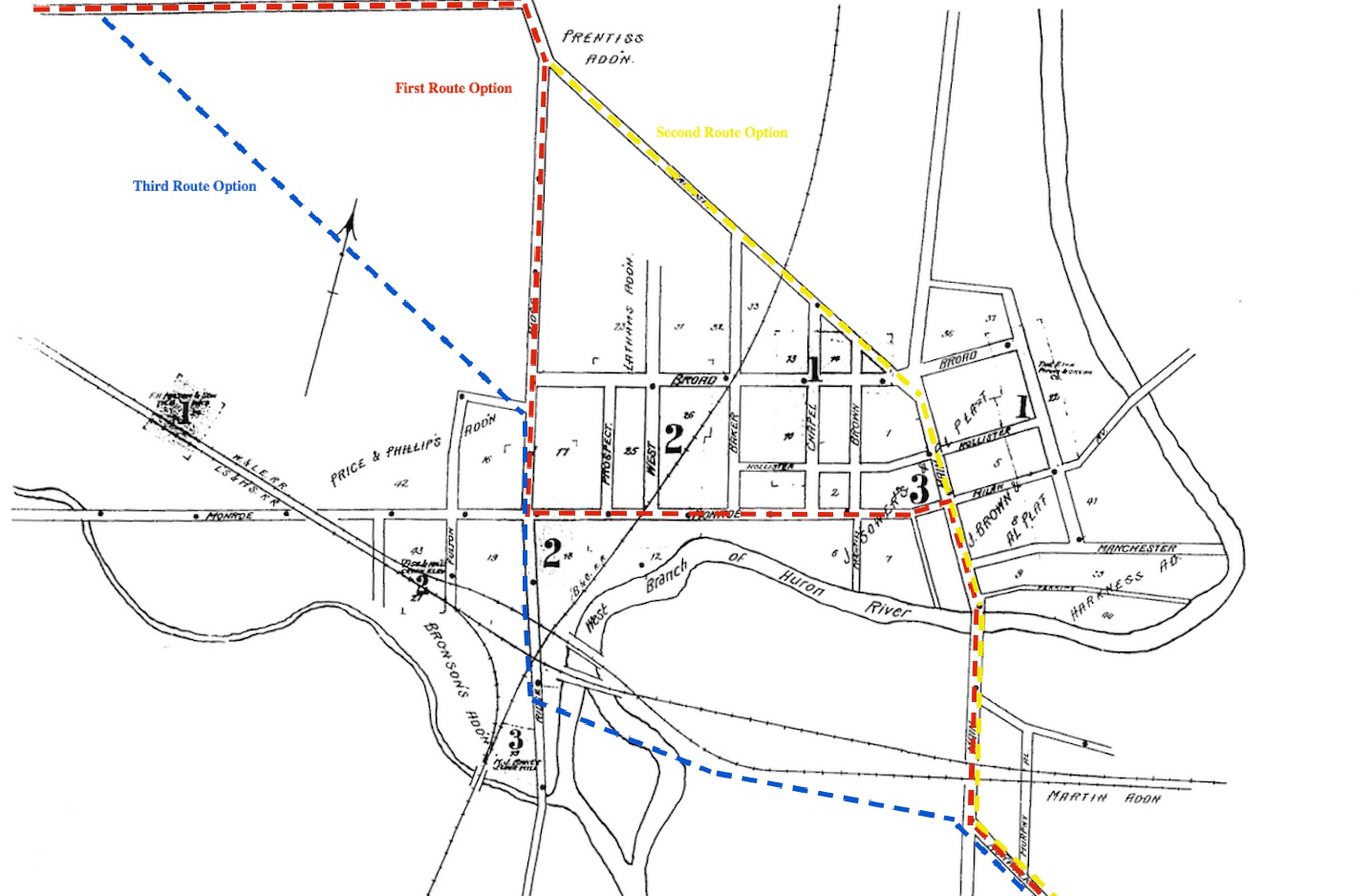 Monroeville - Lake Shore Rail Maps