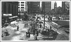 Cleveland Public Square - Lake Shore Rail Maps